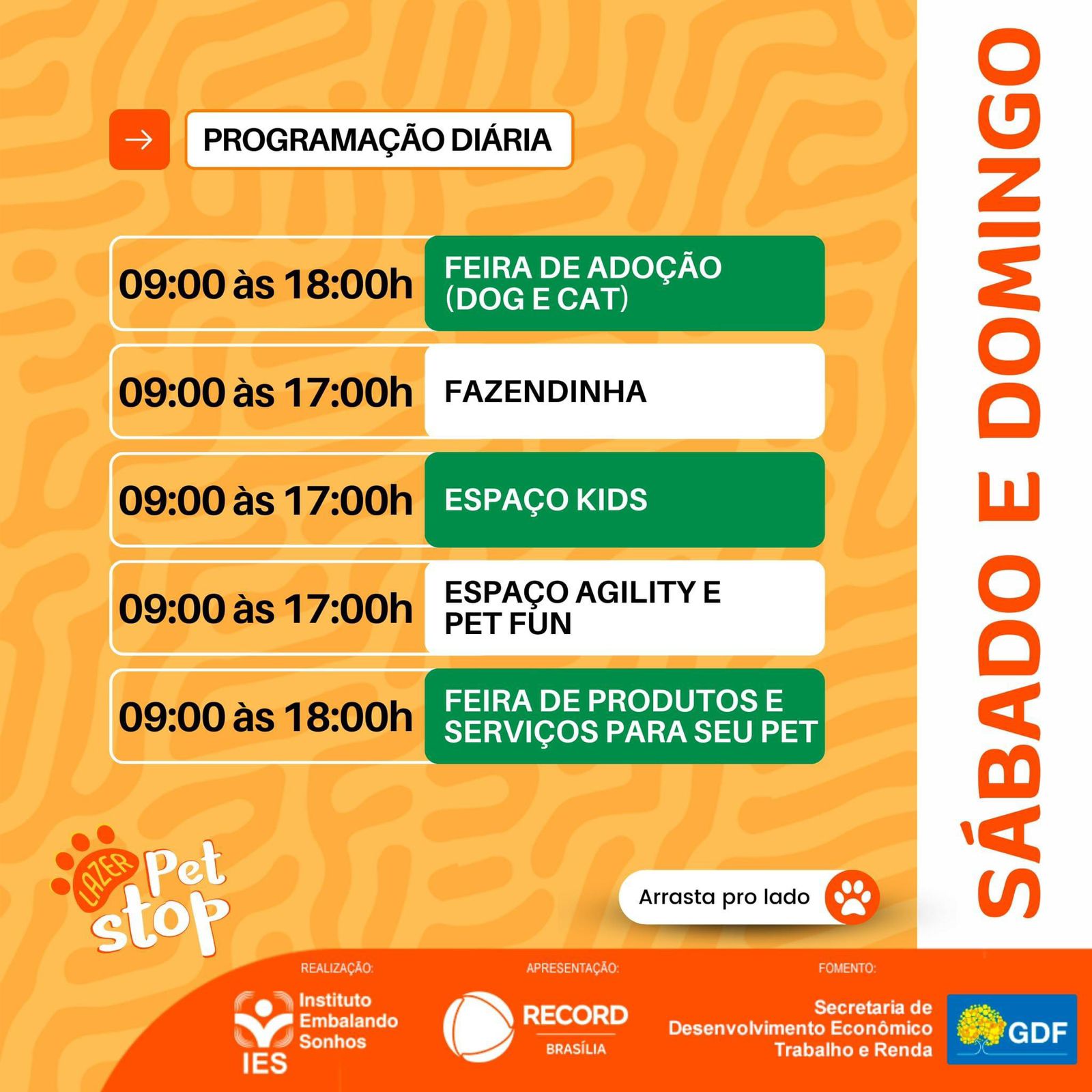 Lazer Pet Stop 2024: veja a programação completa do evento no ...